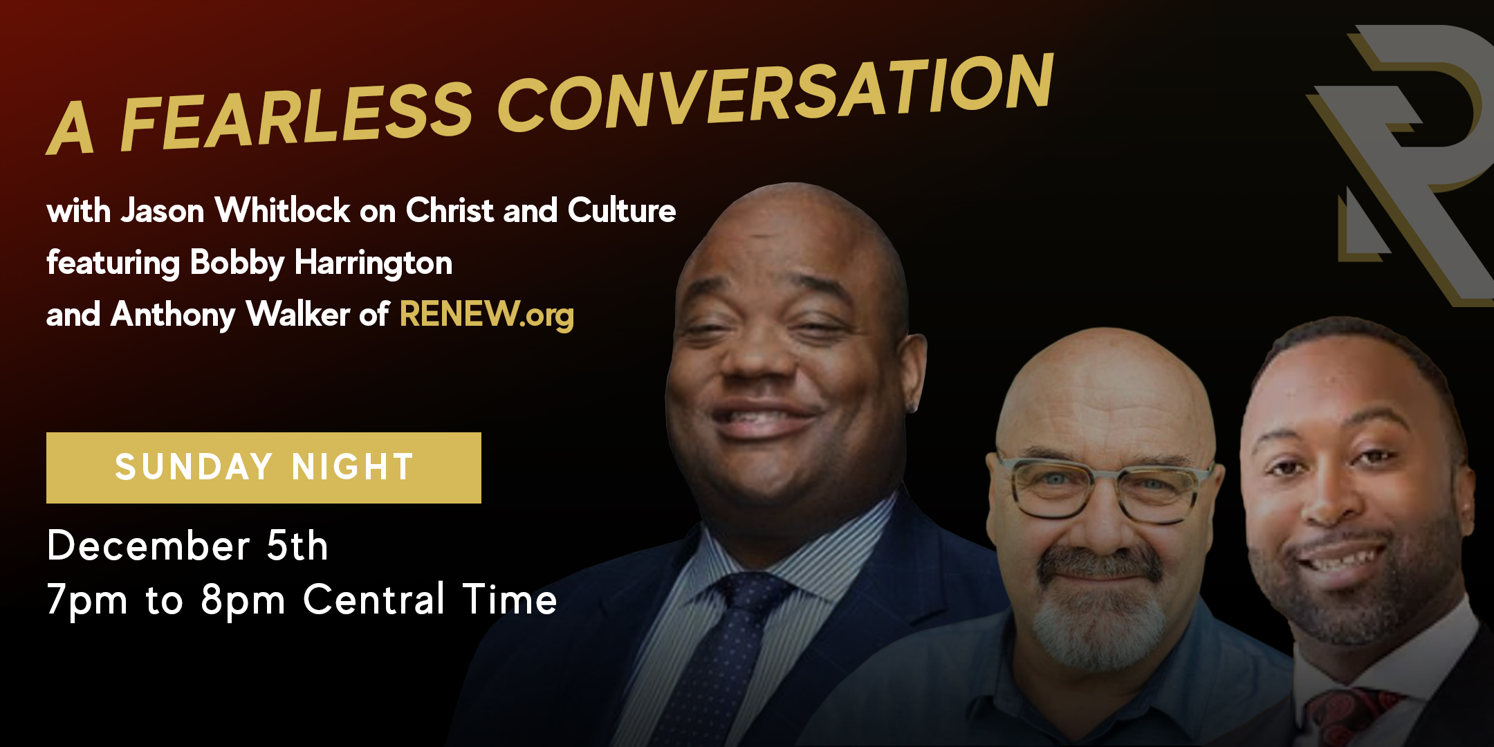Register for Replays - A Fearless Conversation with Jason Whitlock ...